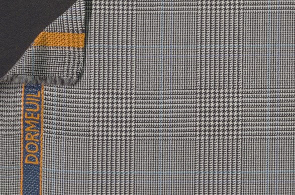 Black/White Check 100% Wool (Ref-838136) – Dormeuil